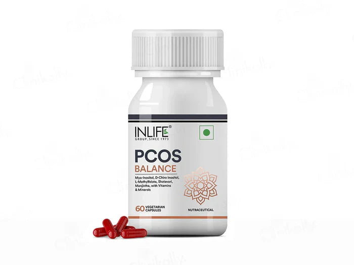 Inlife PCOS Balance Nutraceutical Vegetarian Capsule For Women(60 Caps ...